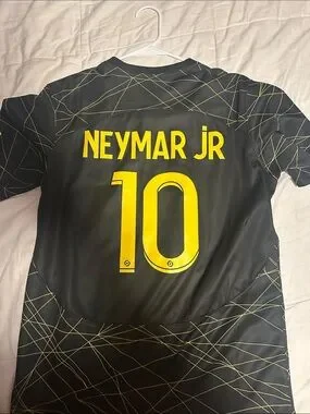 Jordan | Shirts | Jordan Paris Saintgermain Black And Neon Yellow ...